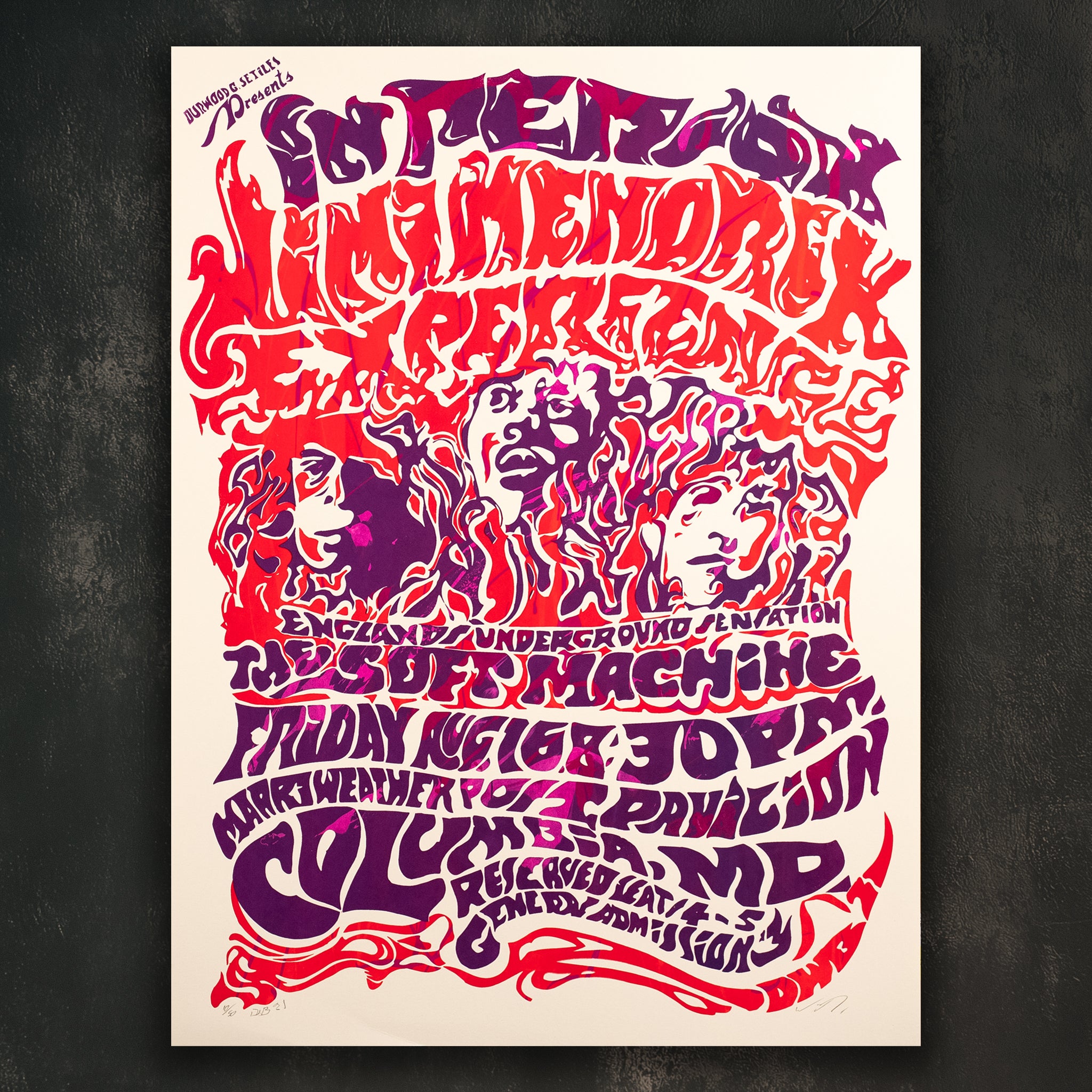The Jimi Hendrix Experience Poster – Blackhammer Revival